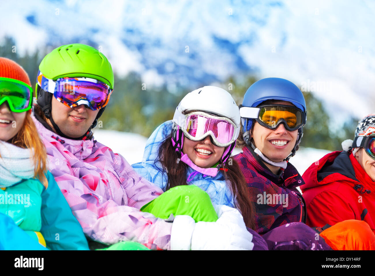 Young men group wearing hi-res stock photography and images - Alamy