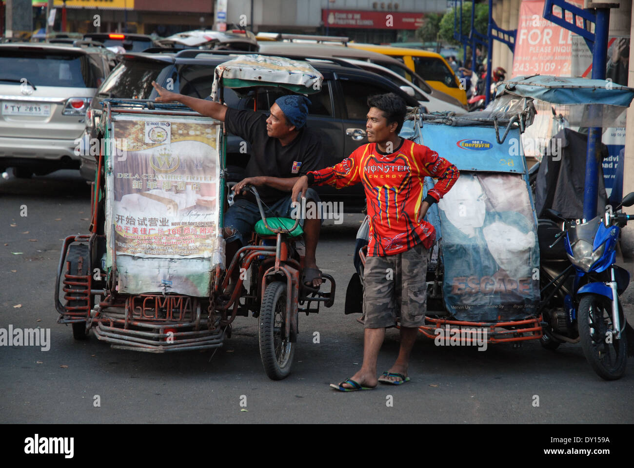 Pedicabs, Manila, Philippines Stock Photo - Alamy