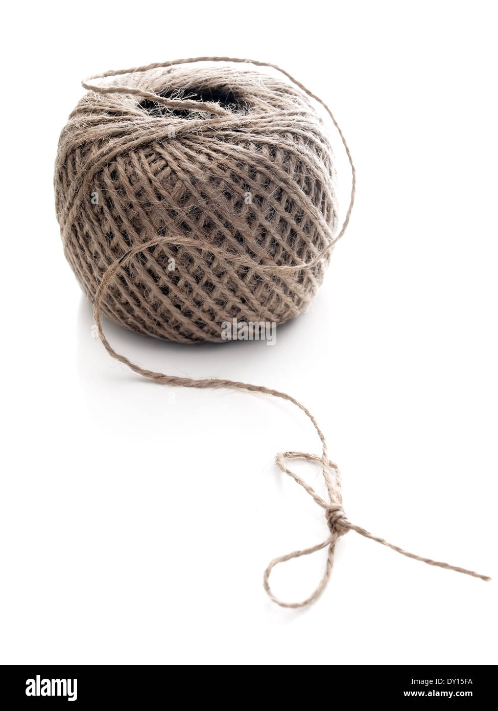 White string on a roll Cut Out Stock Images & Pictures - Alamy