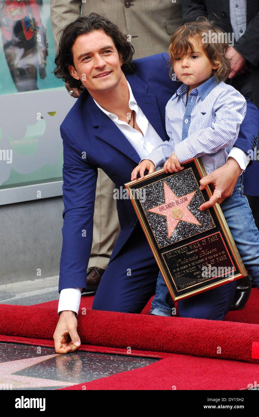 Orlando Bloom Son Smiling