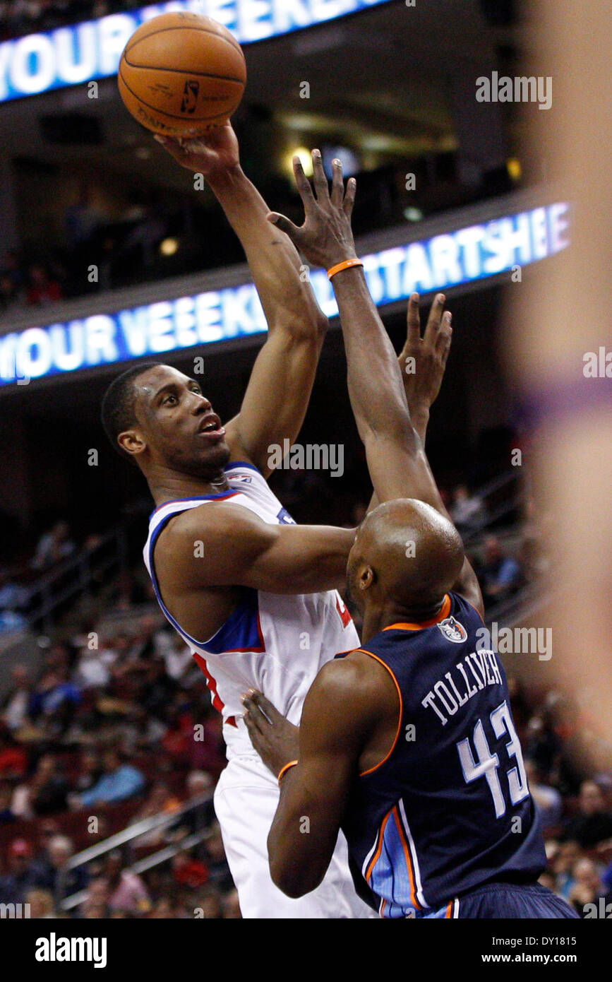 Philadelphia, Pennsylvania, USA. 2nd Apr, 2014. Philadelphia 76ers ...