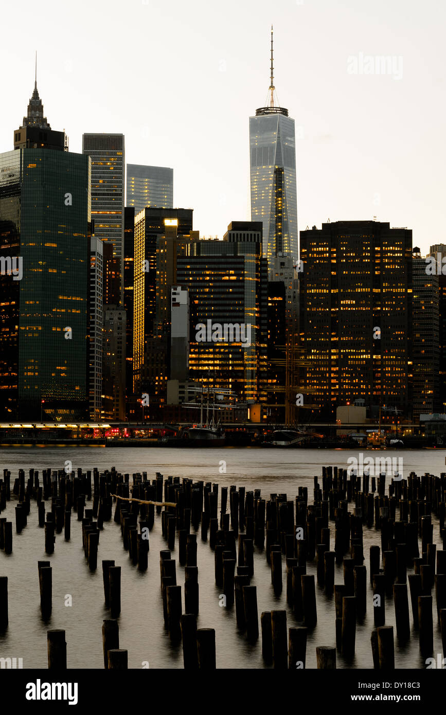Downtown manhattan hudson view hi-res stock photography and images - Alamy