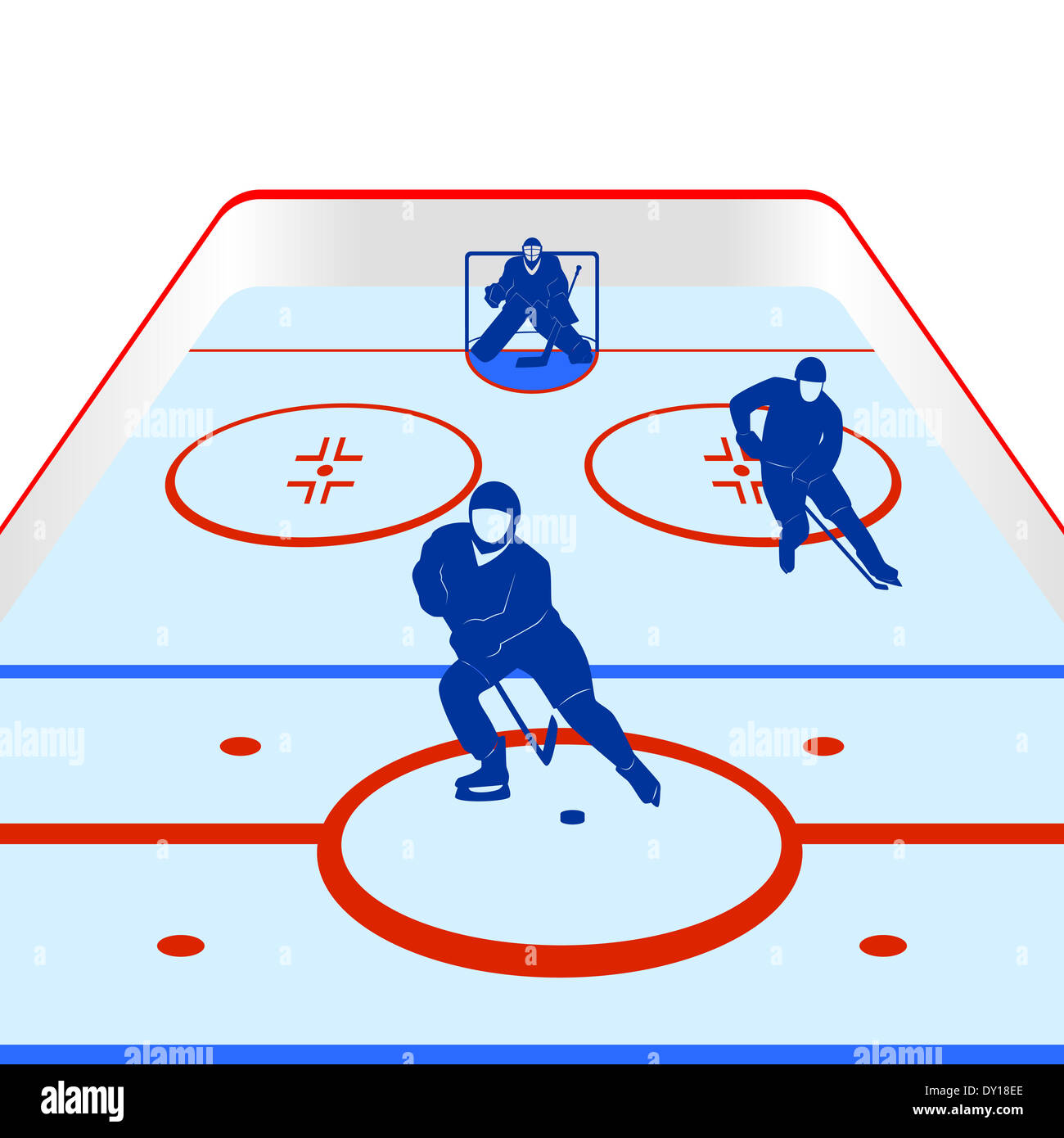 Winter Olympic sports. Illustration on white background Stock Photo - Alamy