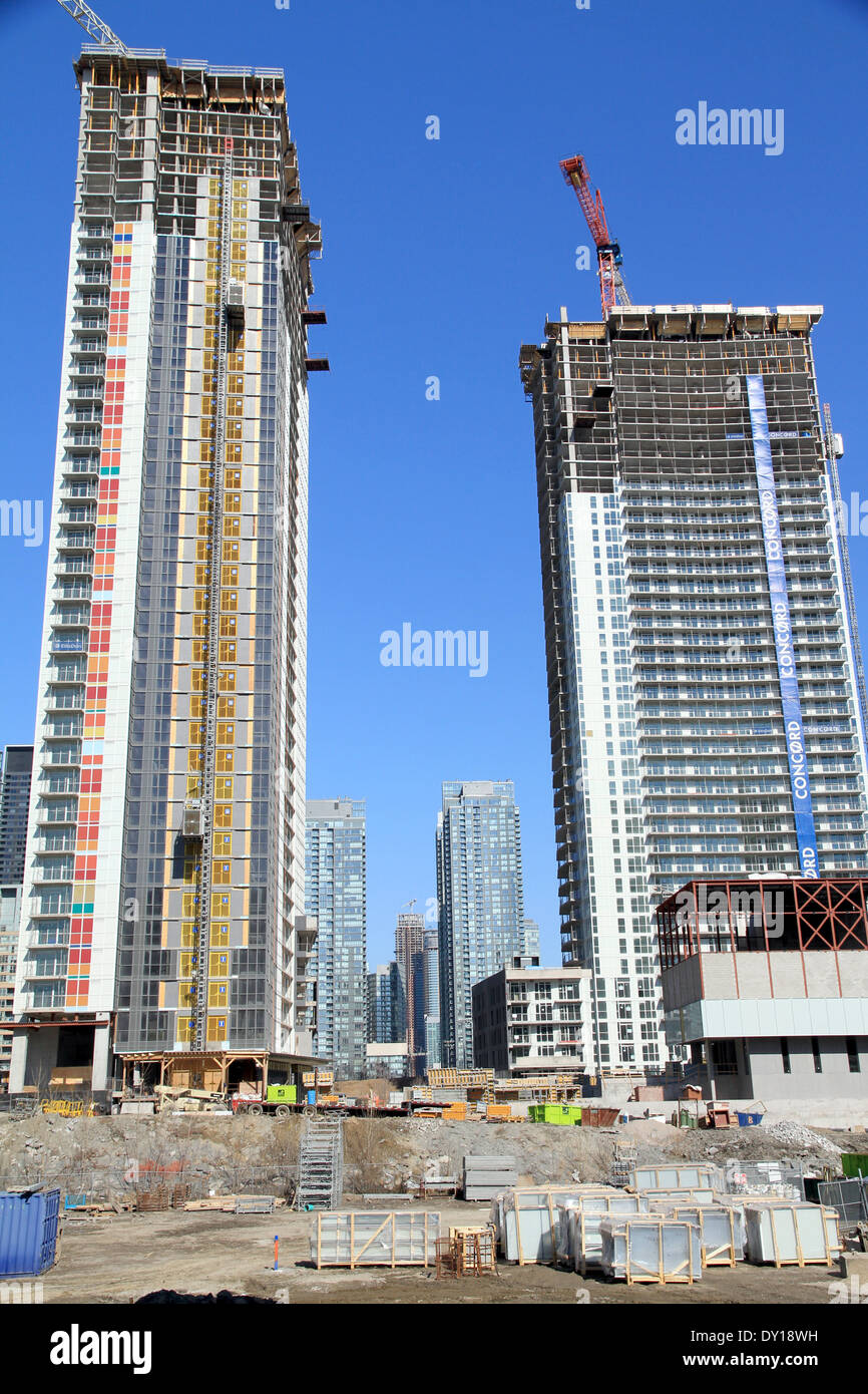 New residential area in Downtown Toronto, Canada Stock Photo - Alamy