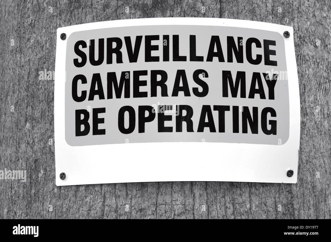 Electronic Surveillance Sign High Resolution Stock Photography and ...