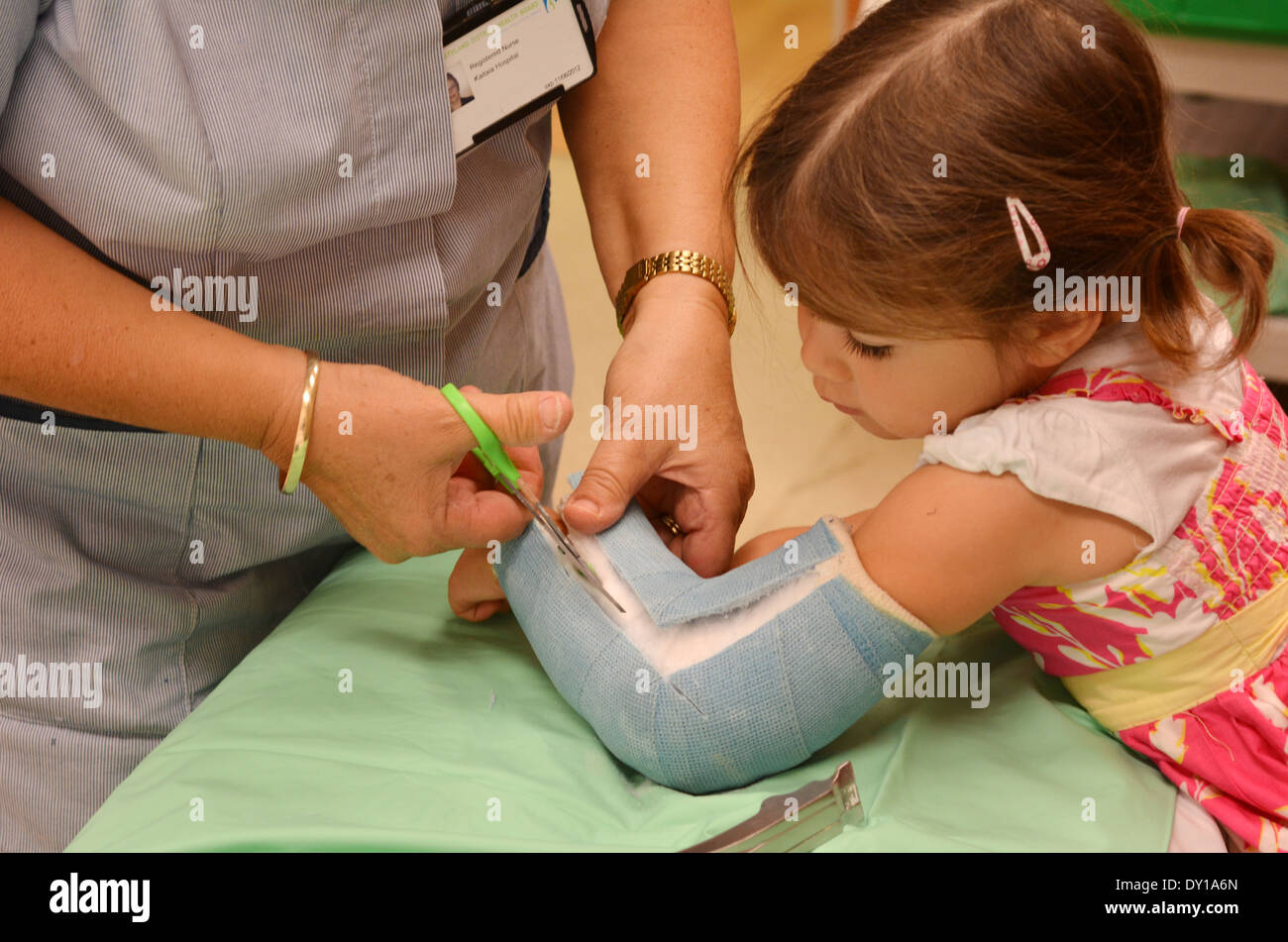Child Broken Arm Nurse High Resolution Stock Photography and Images - Alamy
