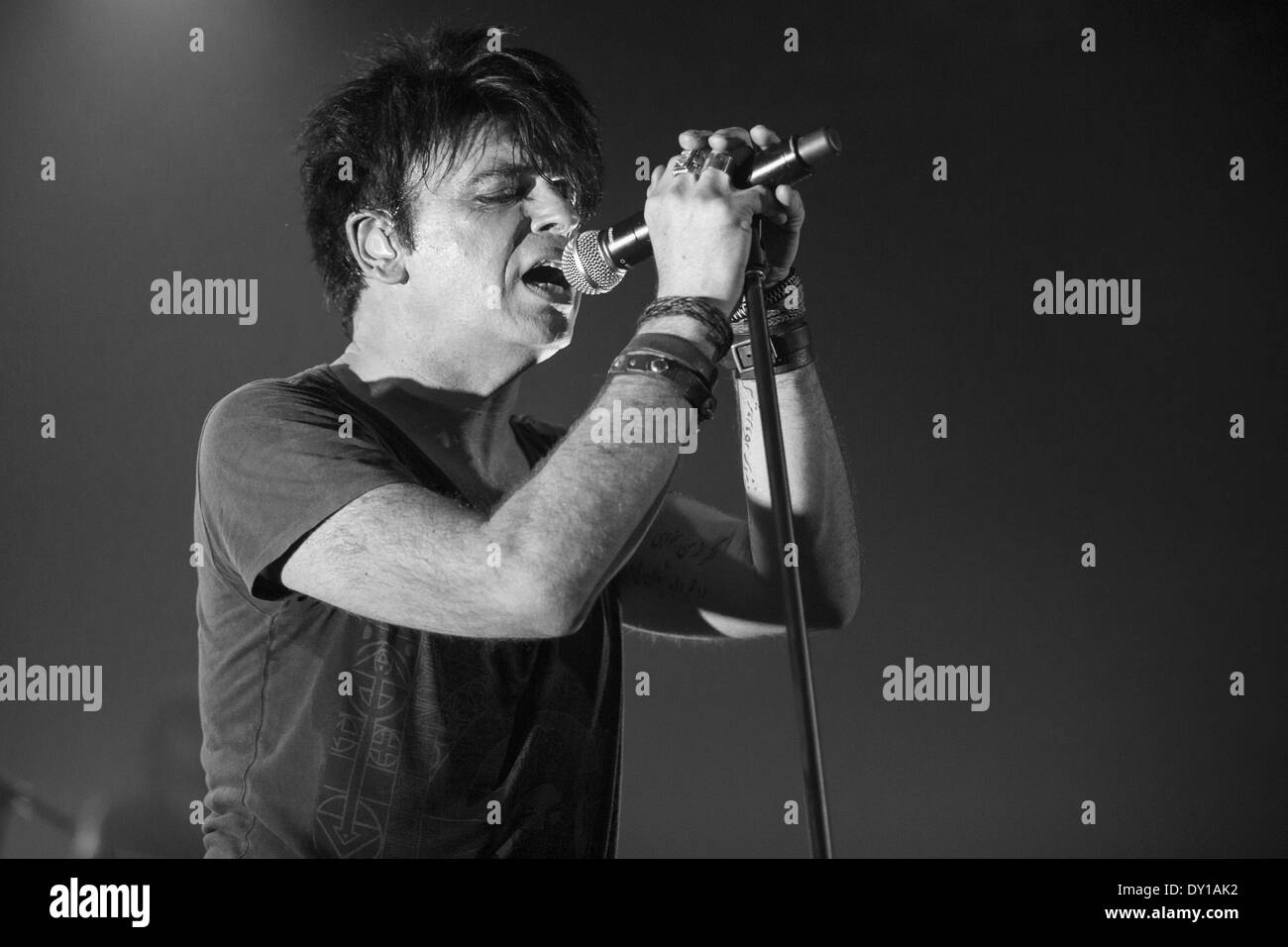 Milwaukee, Wisconsin, USA. 1st Apr, 2014. Musician GARY NUMAN performs ...