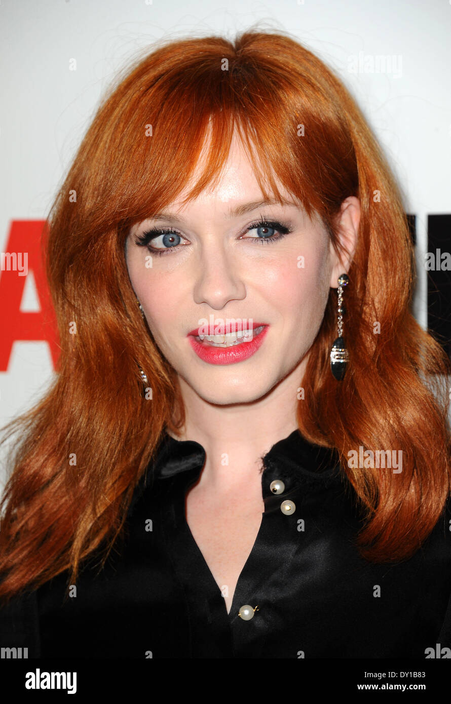 Los Angeles, California, USA. 2nd Apr, 2014. Christina Hendricks ...