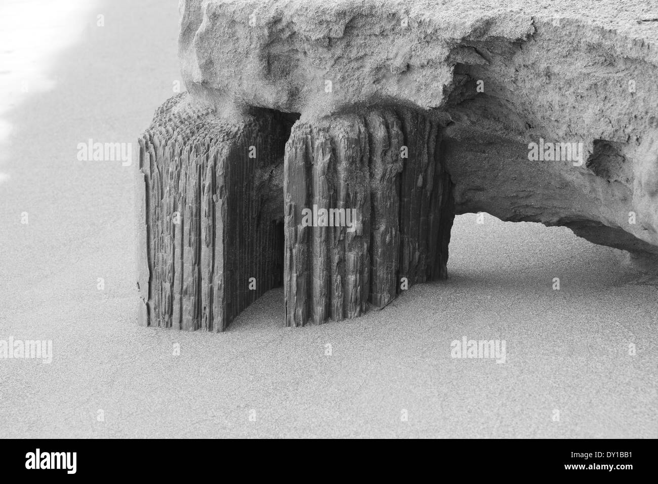 No sand erosion Black and White Stock Photos & Images - Alamy