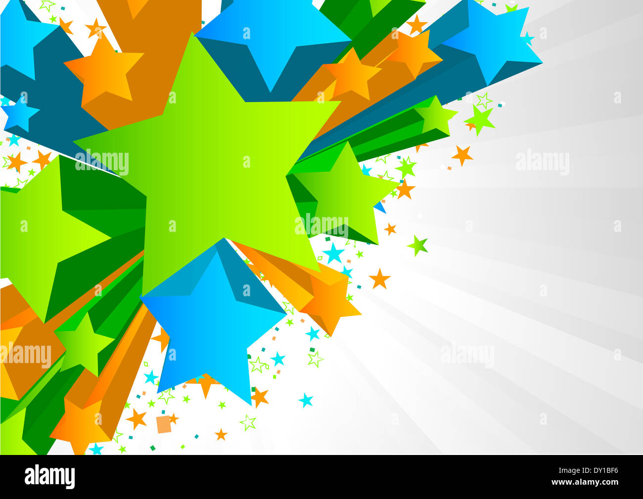 Abstract colorful background with stars Stock Photo - Alamy