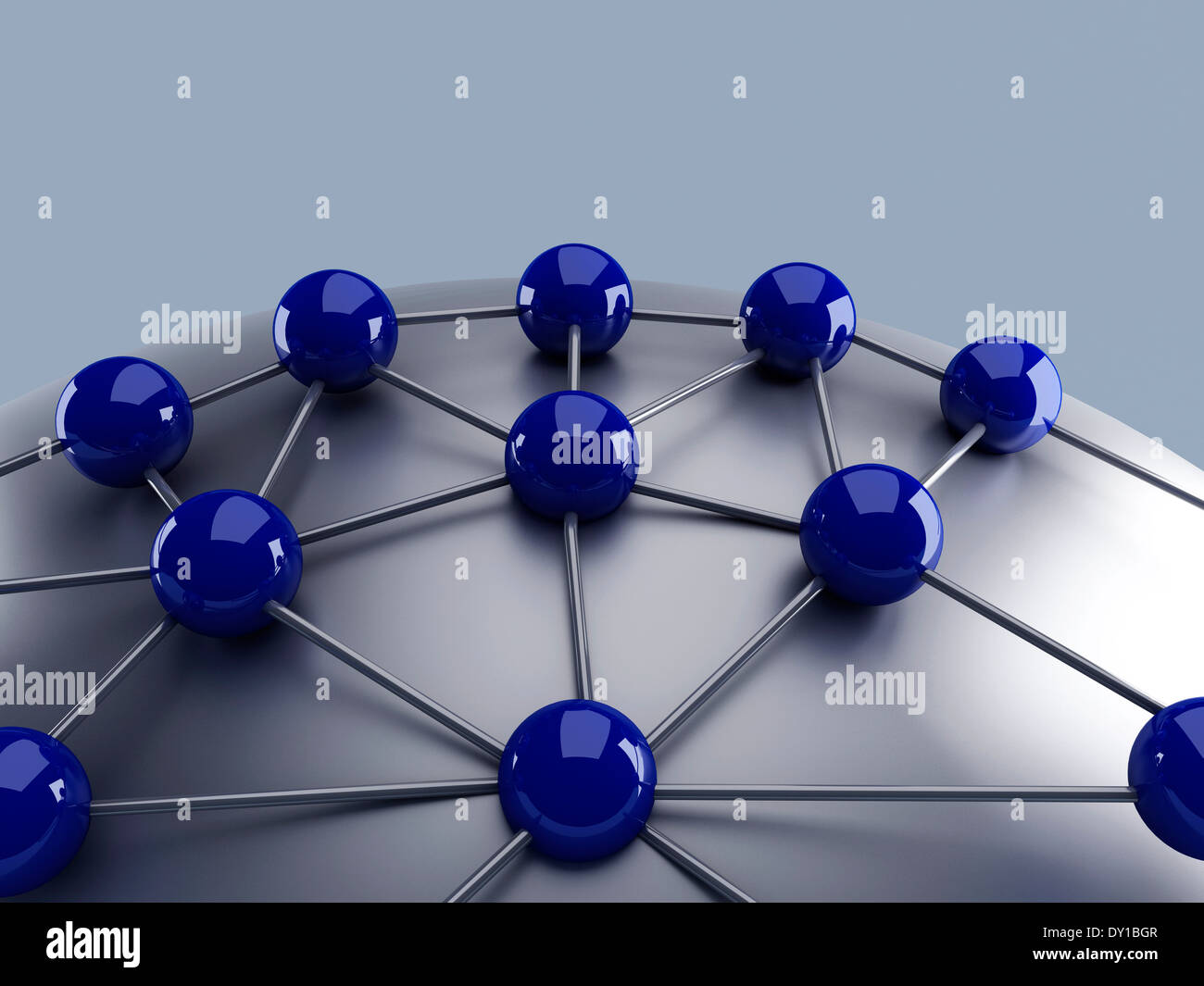 Networking concept 3d illustration Stock Photo - Alamy