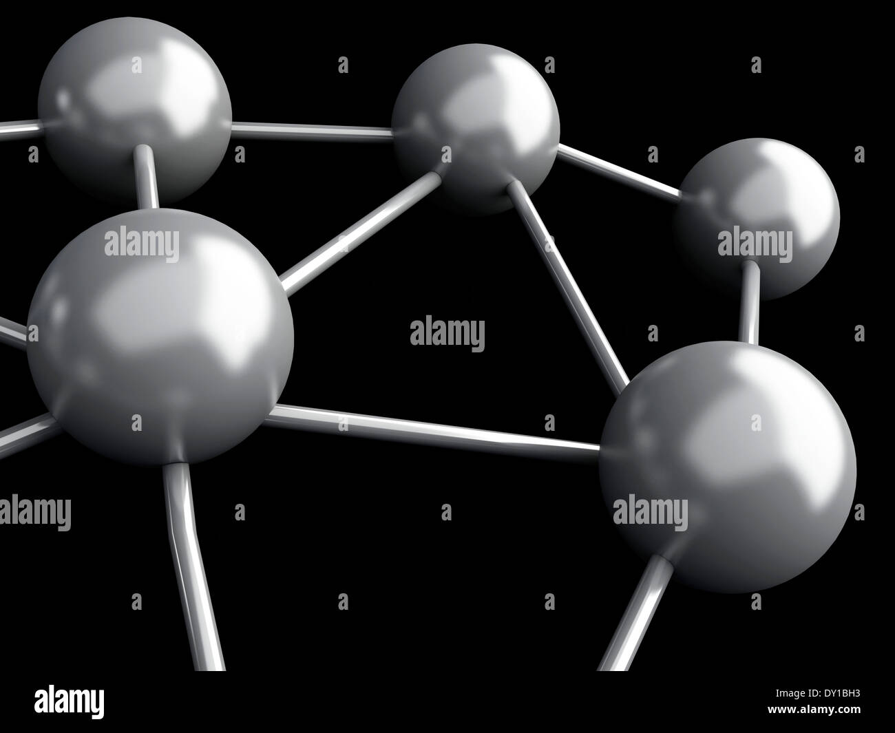 Networking concept 3d illustration Stock Photo - Alamy