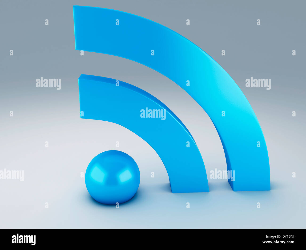 image of RSS feed icon 3d illustration Stock Photo - Alamy
