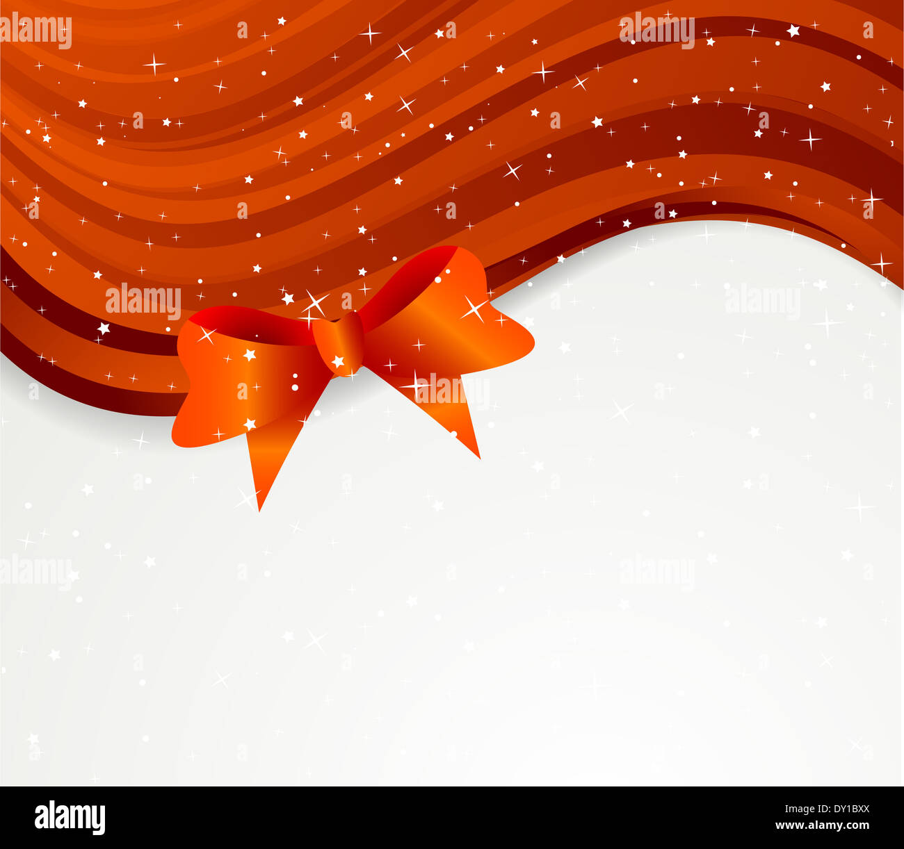 Bright background with red bow Stock Photo - Alamy