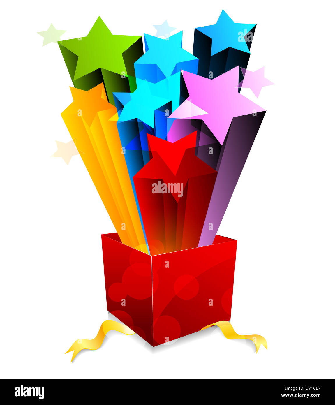 Background with star and box Stock Photo - Alamy
