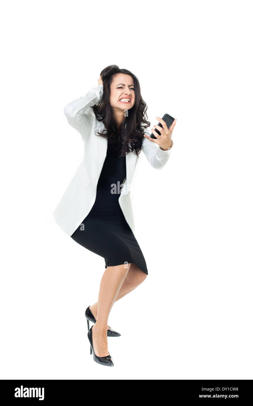 Angry phone Cut Out Stock Images & Pictures - Alamy