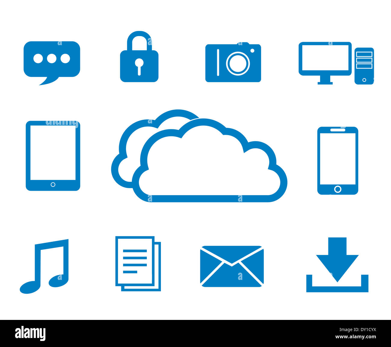Internet cloud computing Stock Photo - Alamy