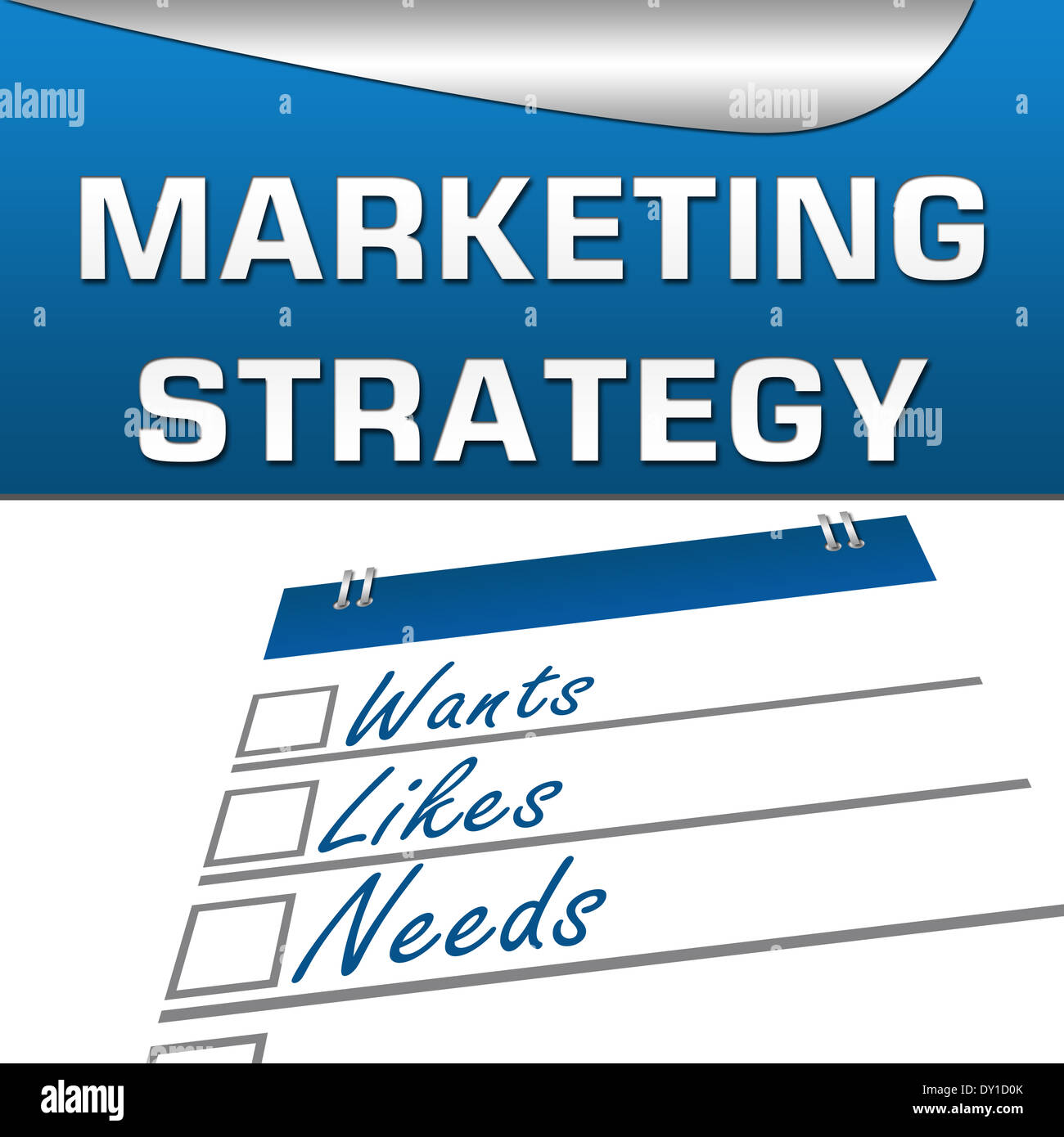 Marketing Strategy Square Stock Photo - Alamy