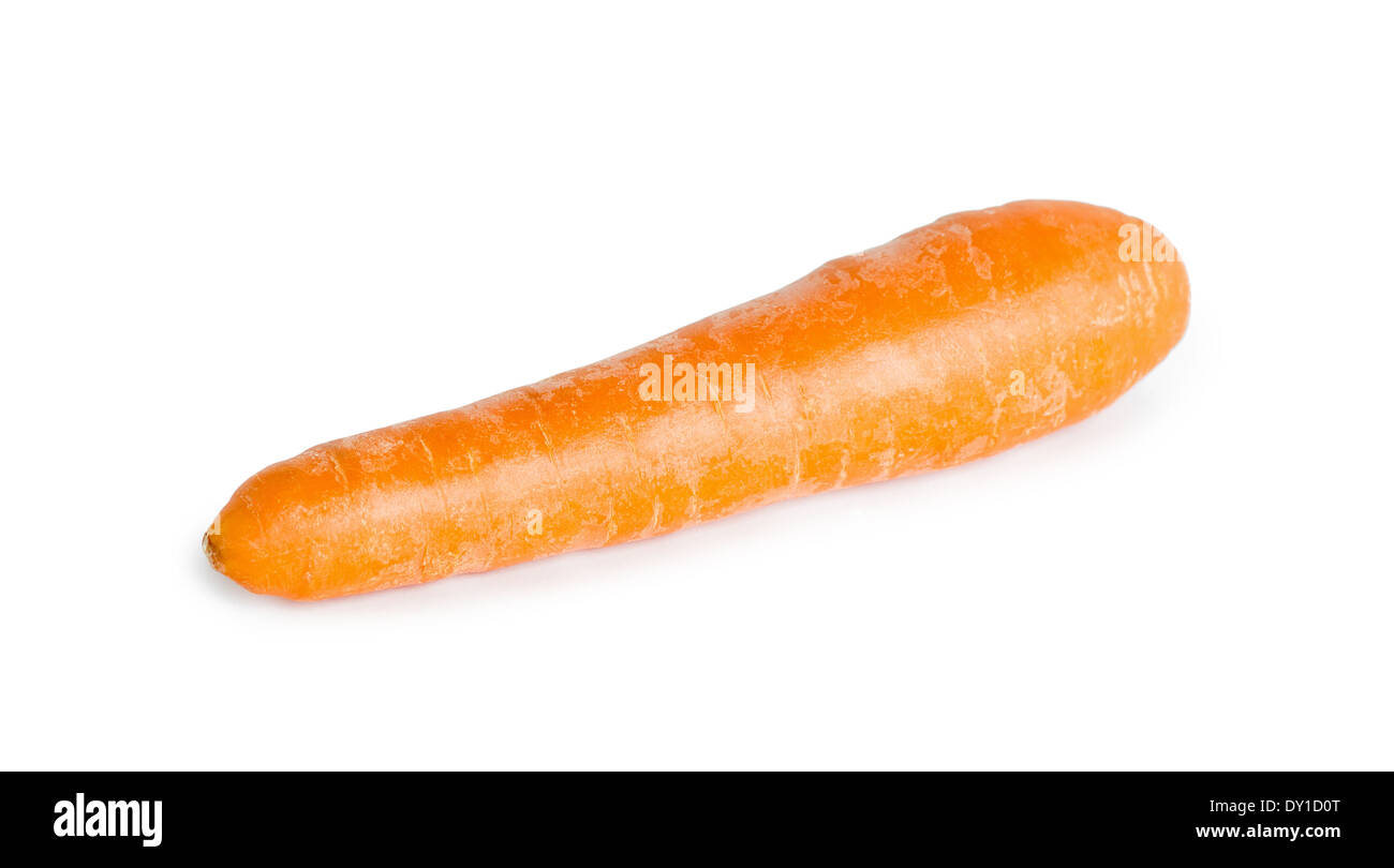 Fresh carrot on white background Stock Photo - Alamy