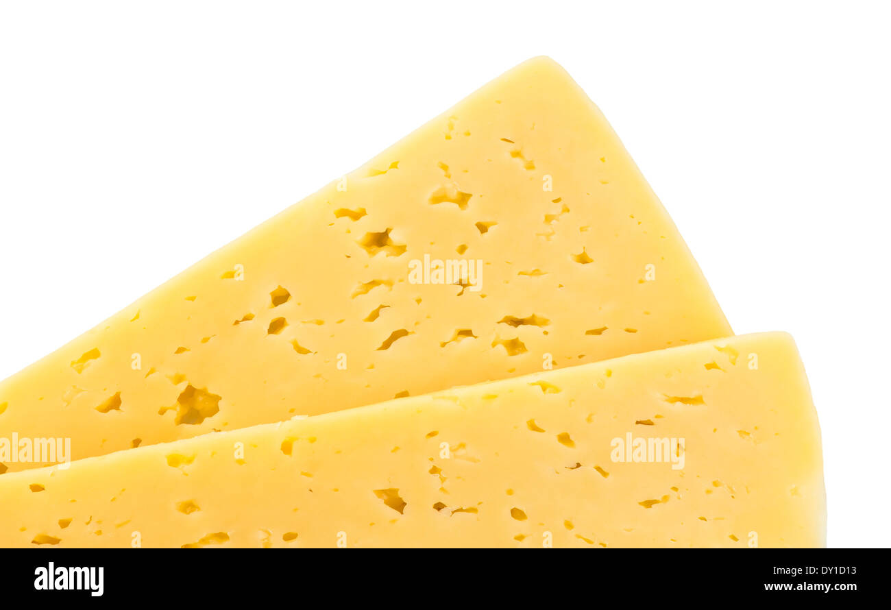 Cheese on white background Stock Photo - Alamy