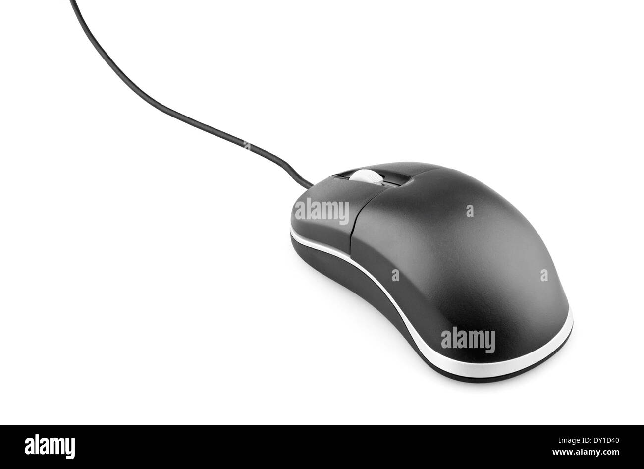 Computer mouse on black Black and White Stock Photos & Images - Alamy