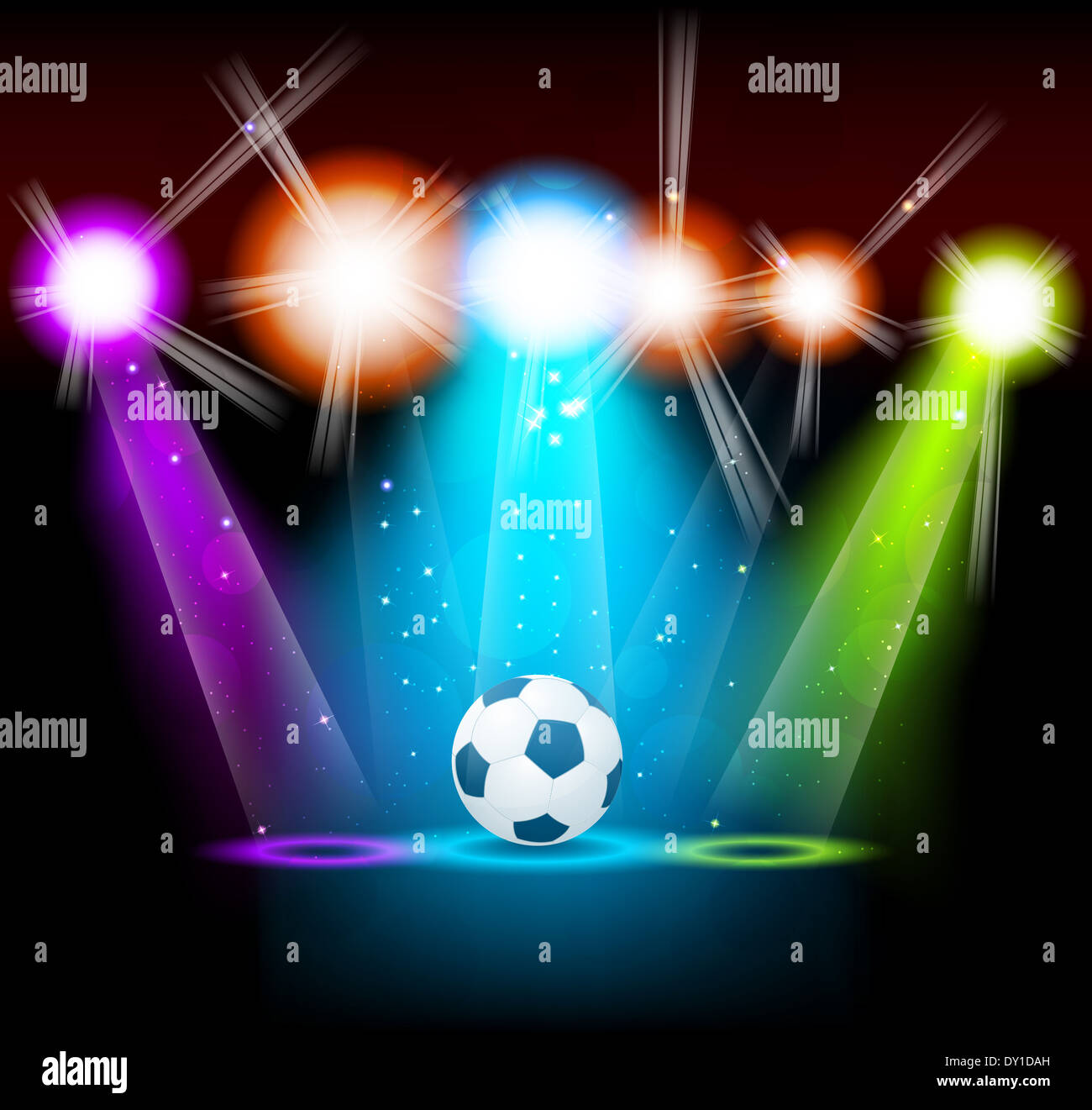 Abstract bright background with ball Stock Photo - Alamy