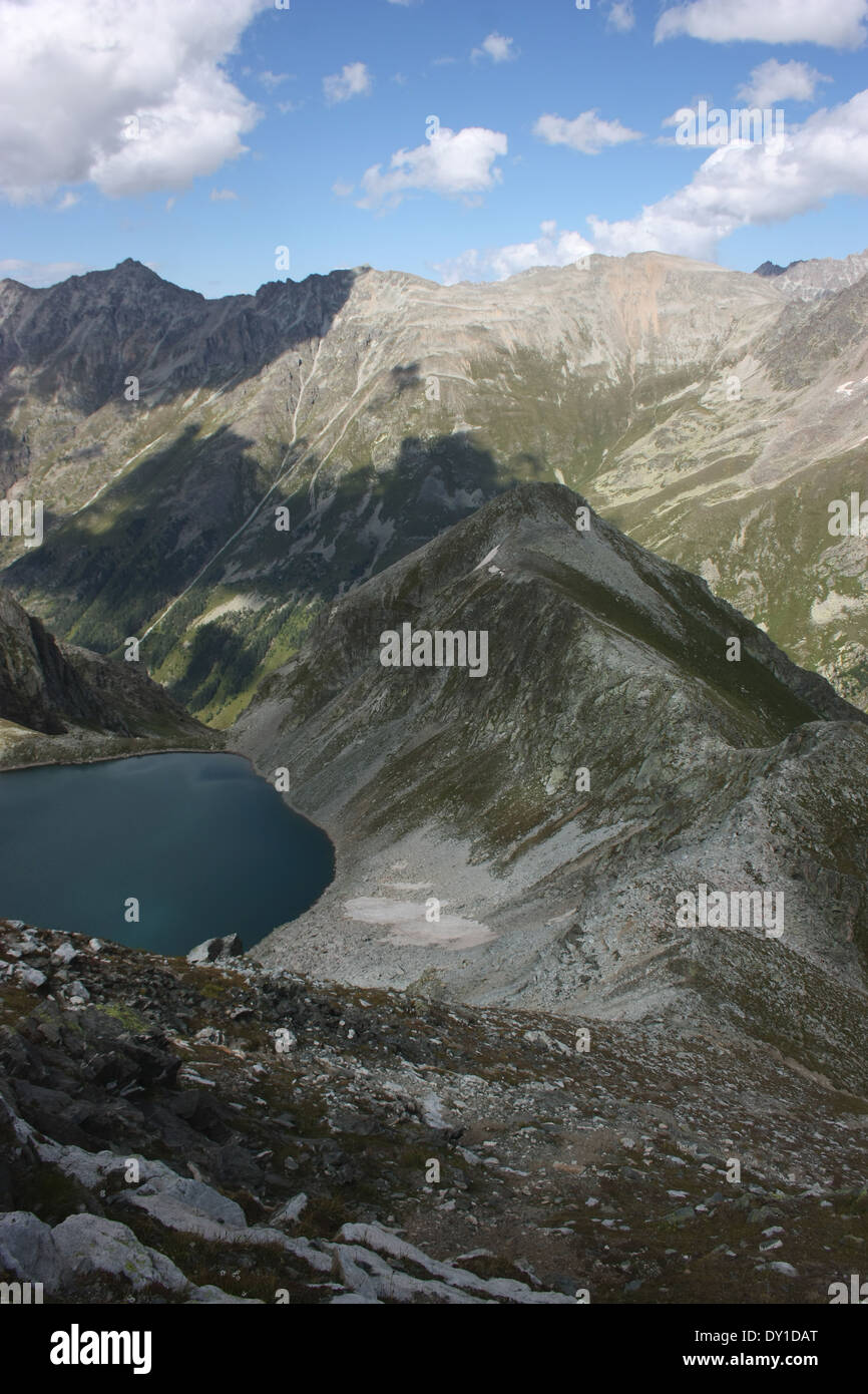 Pure mountain lake, Inspiring wilderness of Alpine Stock Photo - Alamy