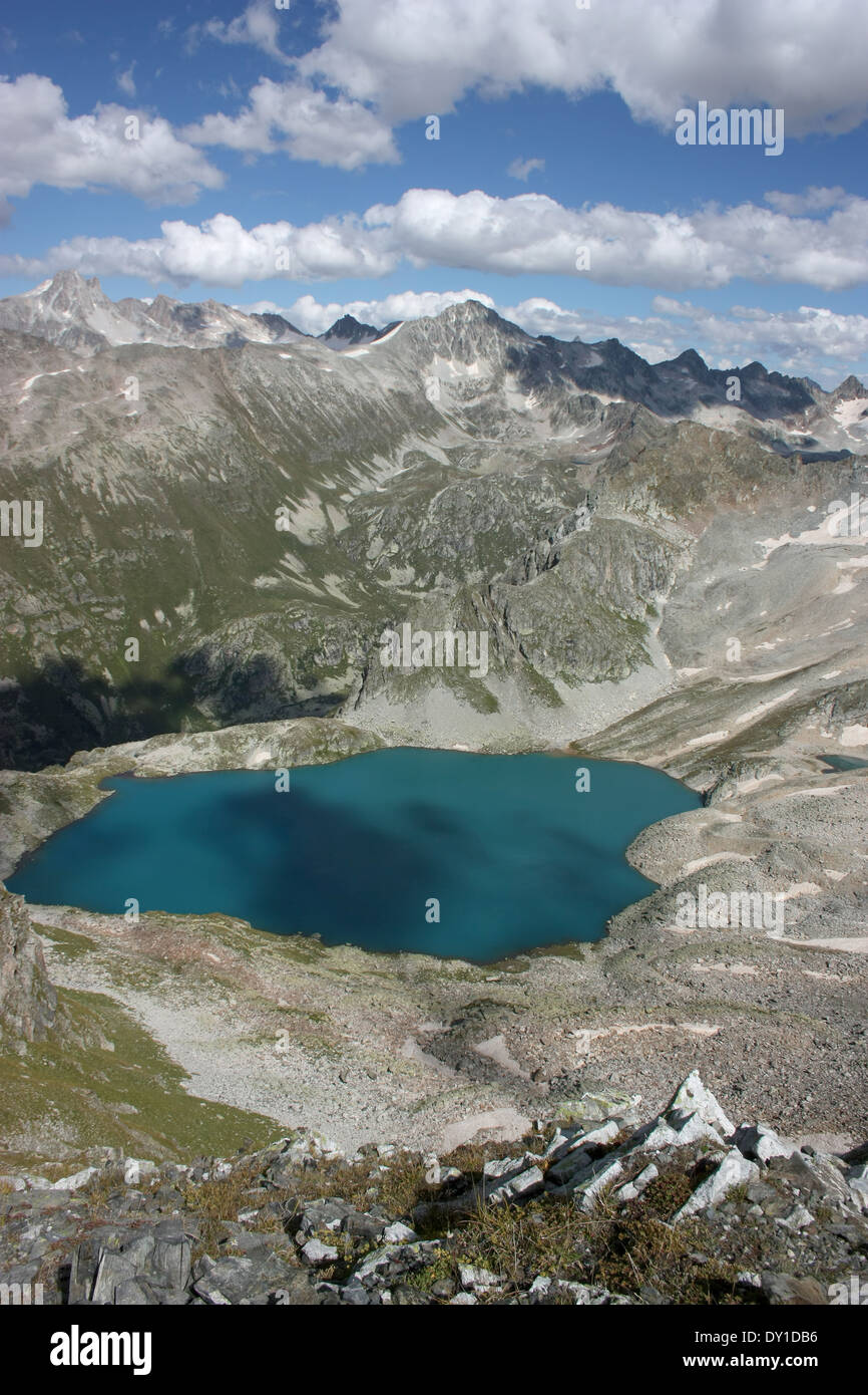 Pure mountain lake, Inspiring wilderness of Alpine Stock Photo - Alamy