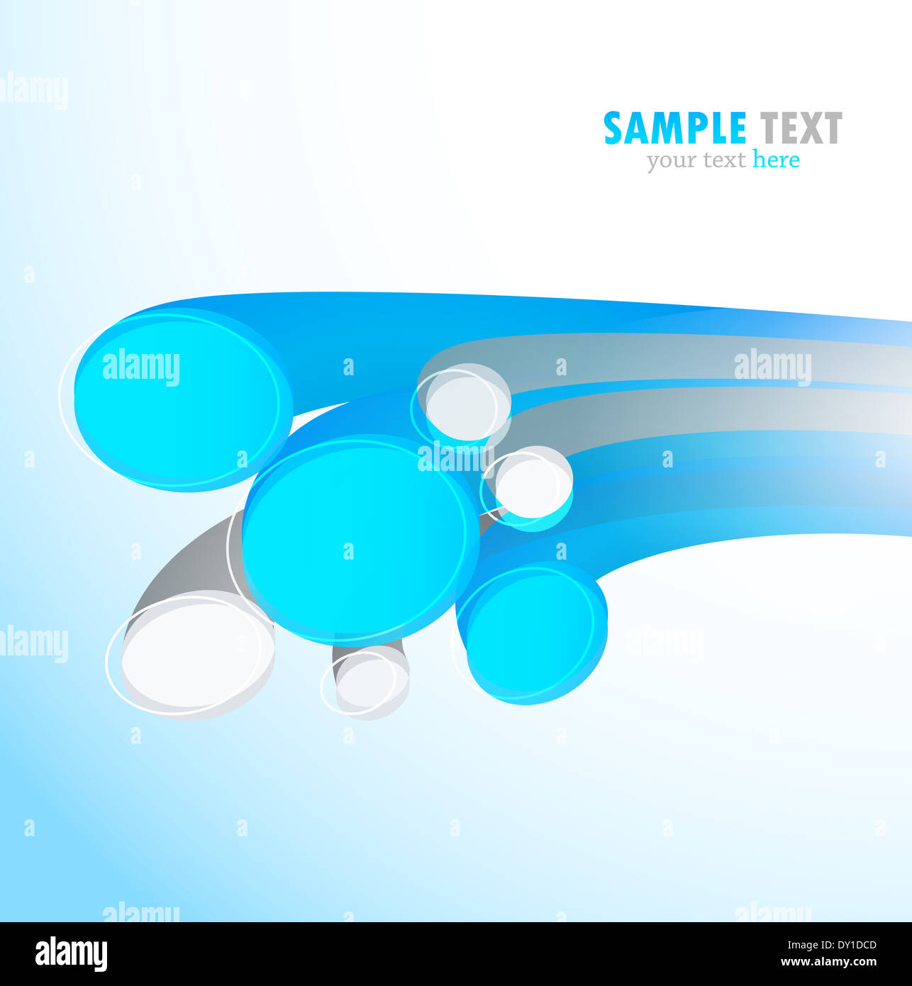 Abstract bright background with circles Stock Photo - Alamy