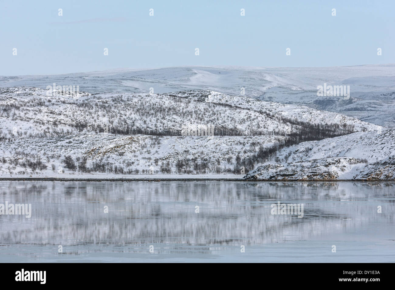 Icy Arctic ocean at north of Norway, Barents sea Stock Photo - Alamy
