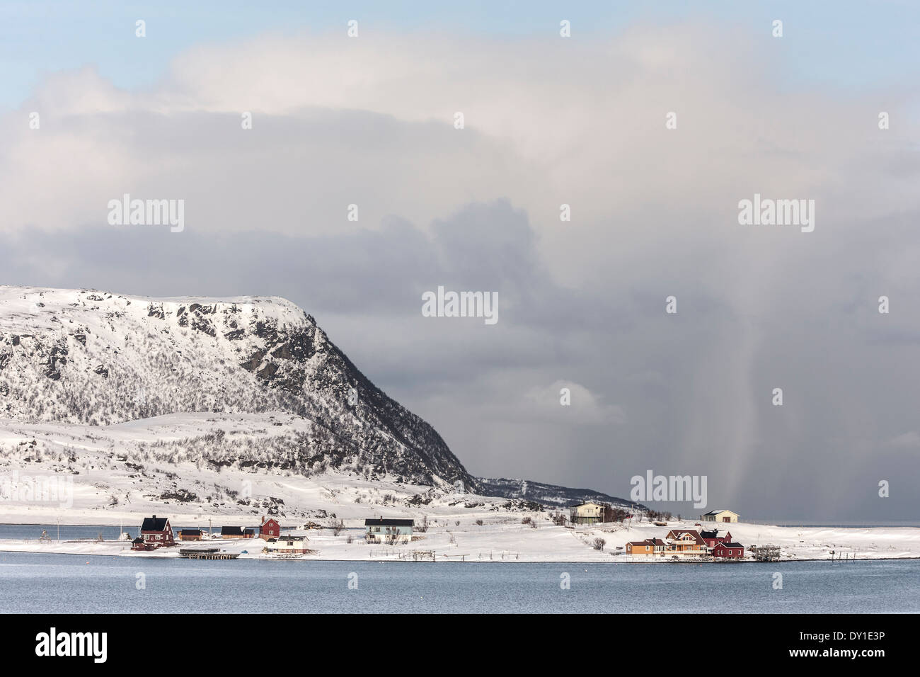 Icy Arctic ocean at north of Norway, Barents sea Stock Photo - Alamy