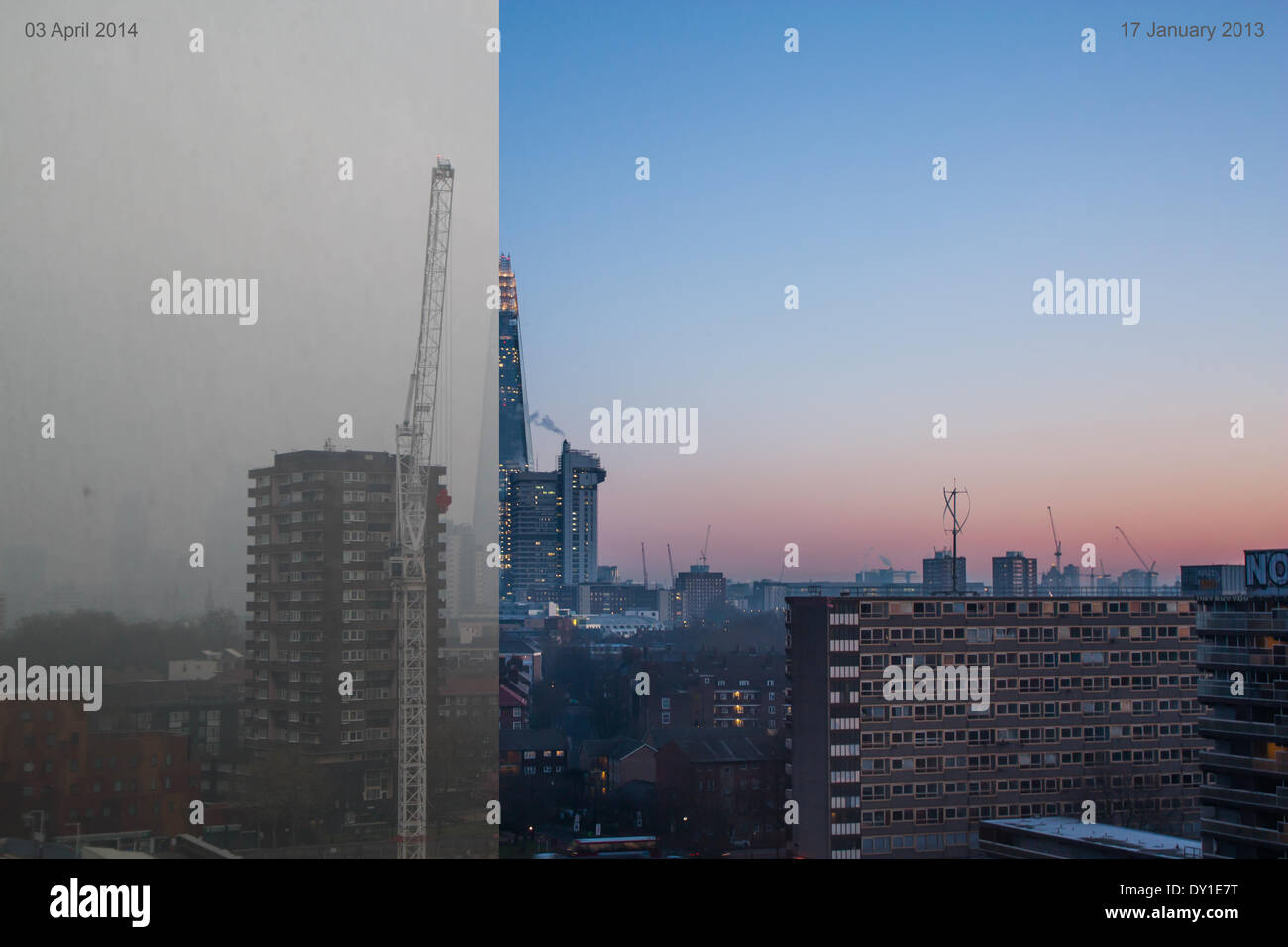 Air pollution in london hi-res stock photography and images - Alamy
