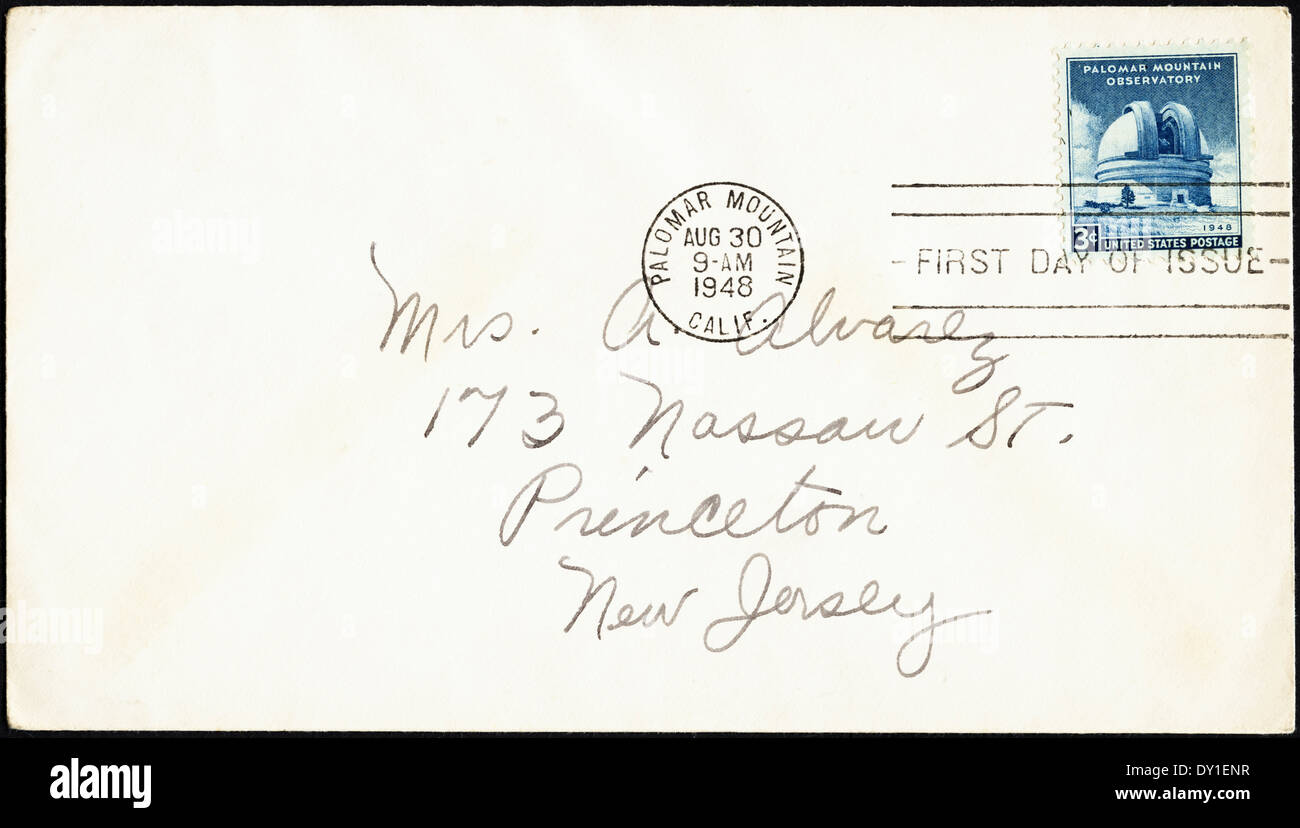 First day of issue Mount Palomar Mountain Observatory 3 cent postage ...