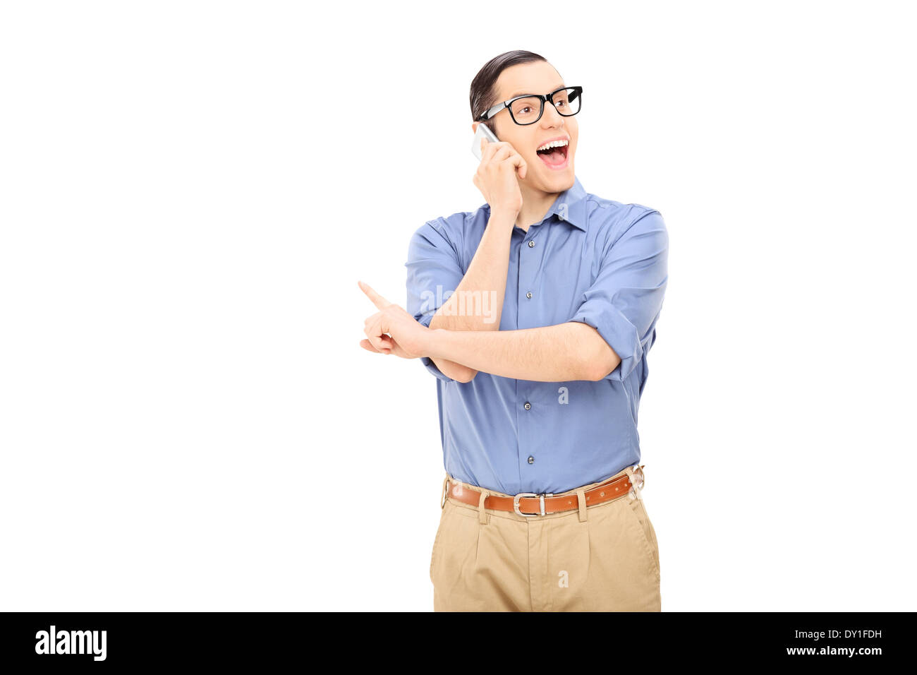 Man speaking talking hi-res stock photography and images - Alamy