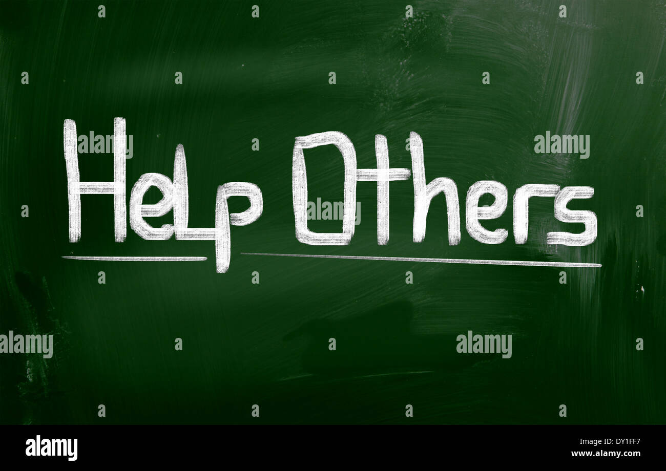 Help Others Concept Stock Photo - Alamy