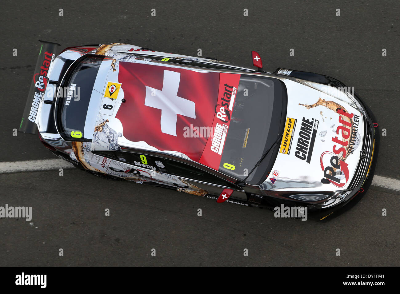 Alain Menu (SUI) CHROME Edition Restart Racing Volkswagen CC Stock ...