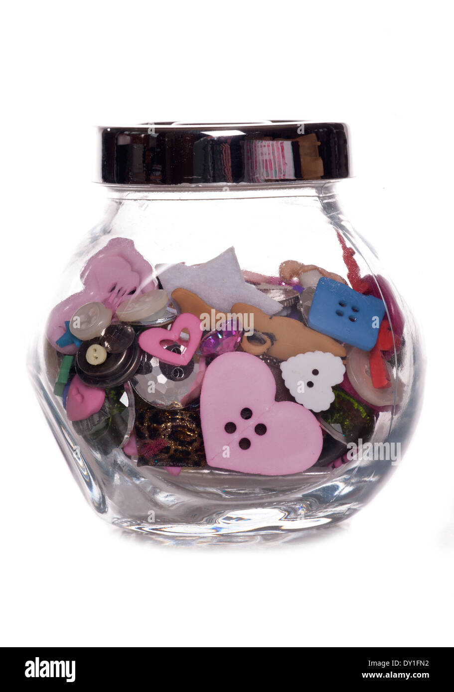 Buttons Cut Out Stock Images & Pictures - Alamy