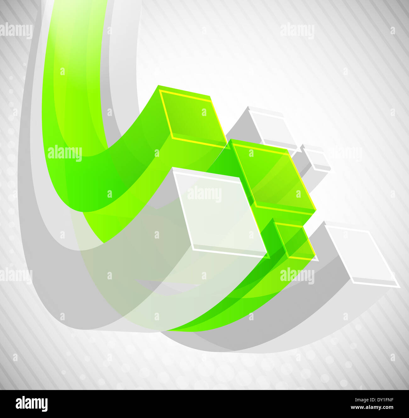 Abstract background with 3d element Stock Photo - Alamy