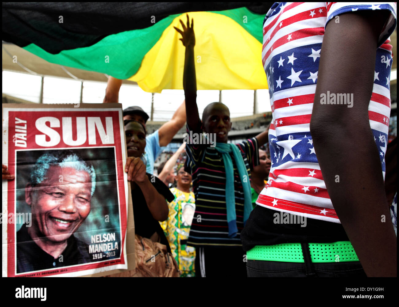 Cape Town memorial service for Nelson Mandela,Cape Town Stadium,Green ...