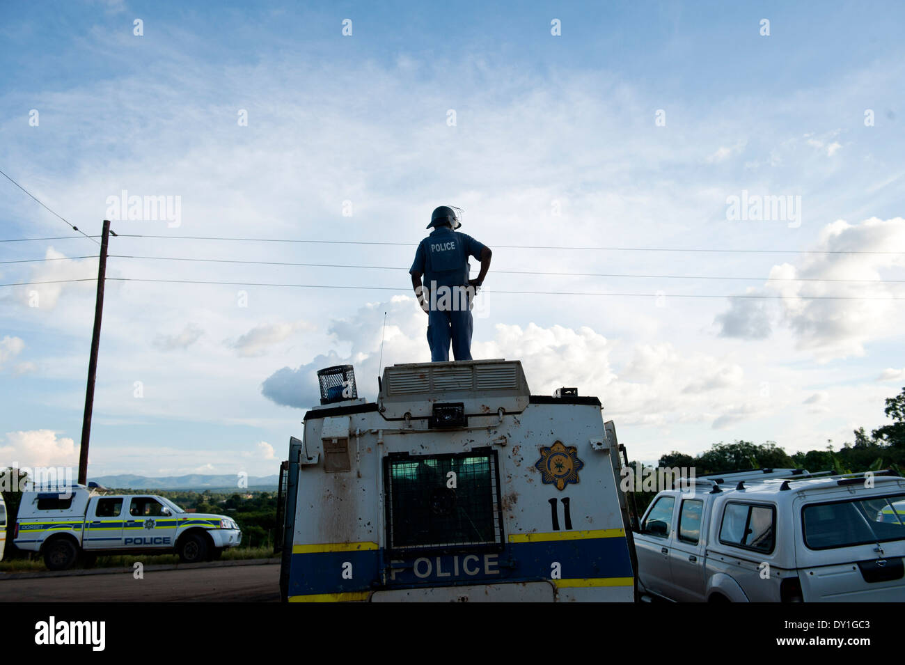 Violent protests broke out in the village of Relela, north of Tzaneen ...