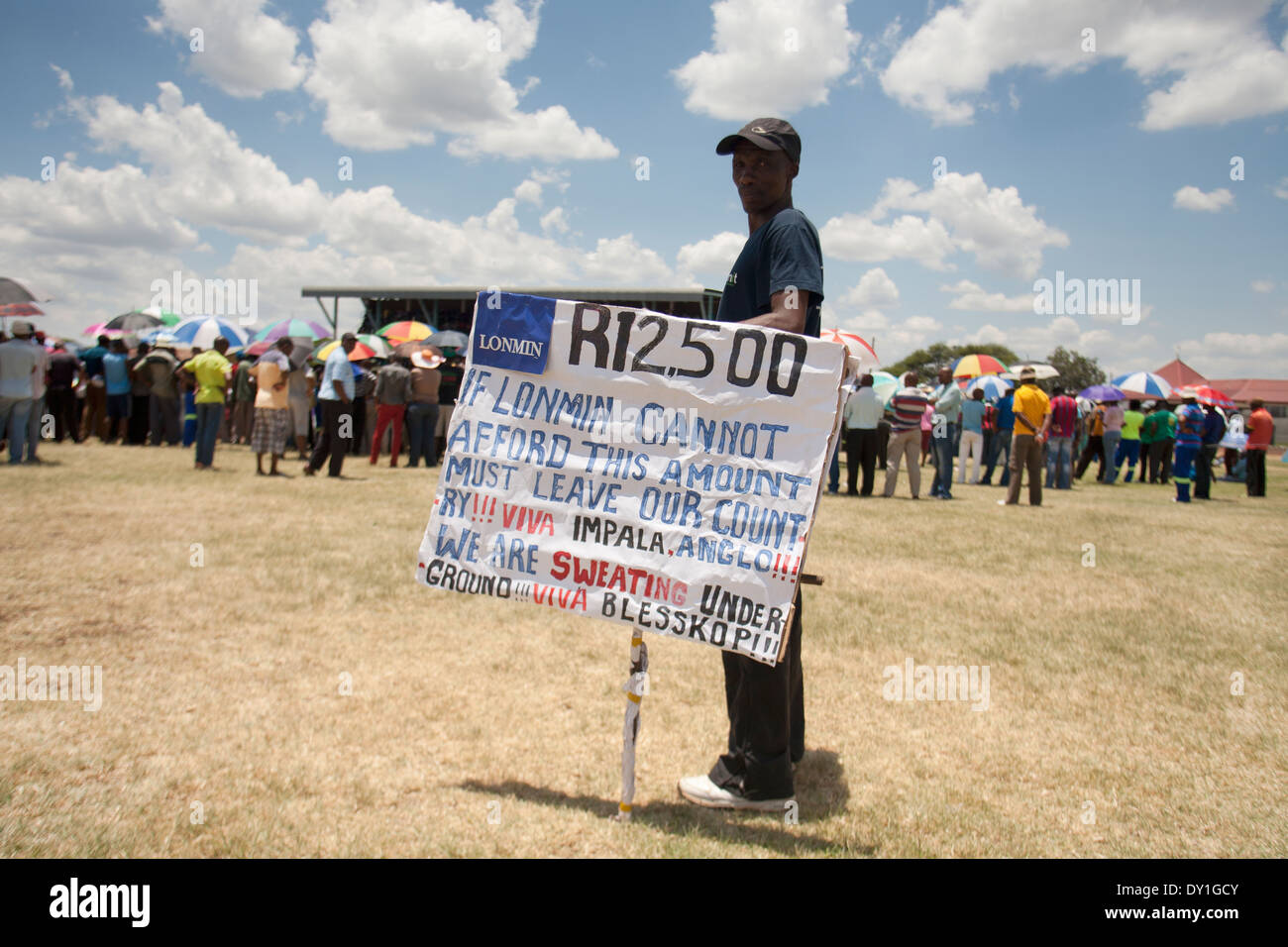 AMCU strike in Lonmin, Marikana started today and their president ...