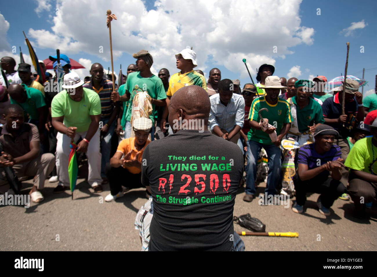 AMCU strike in Lonmin, Marikana started today and their president ...