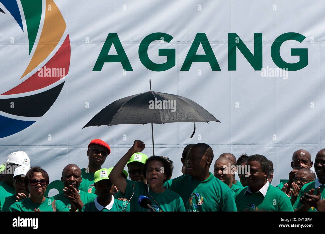 Agang SA party leader Mamphela Ramphele and members launched its ...