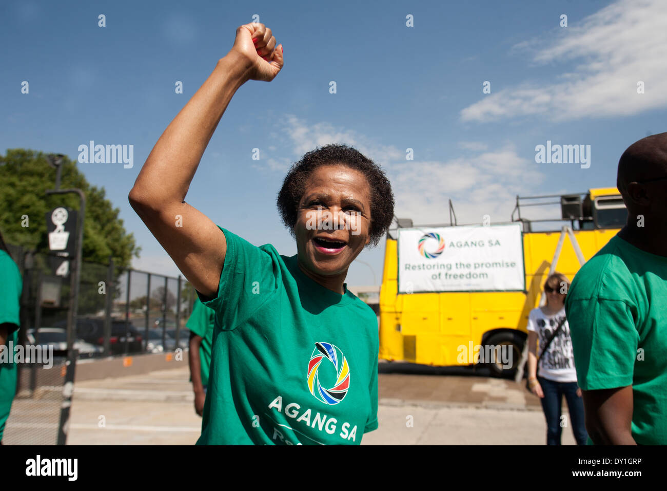 Agang SA party leader Mamphela Ramphele and members launched its ...