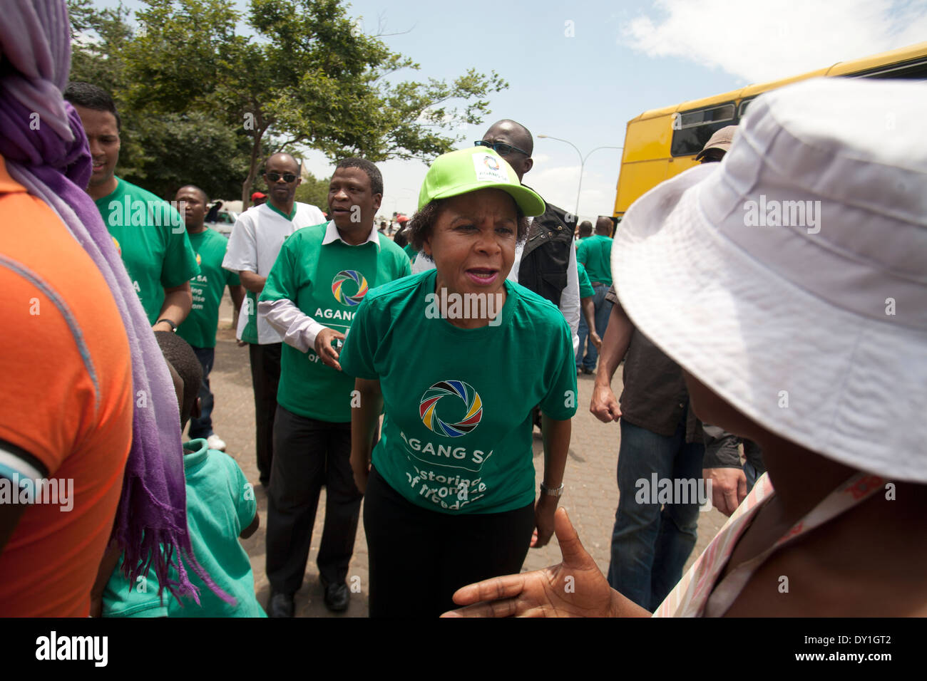 Agang SA party leader Mamphela Ramphele and members launched its ...