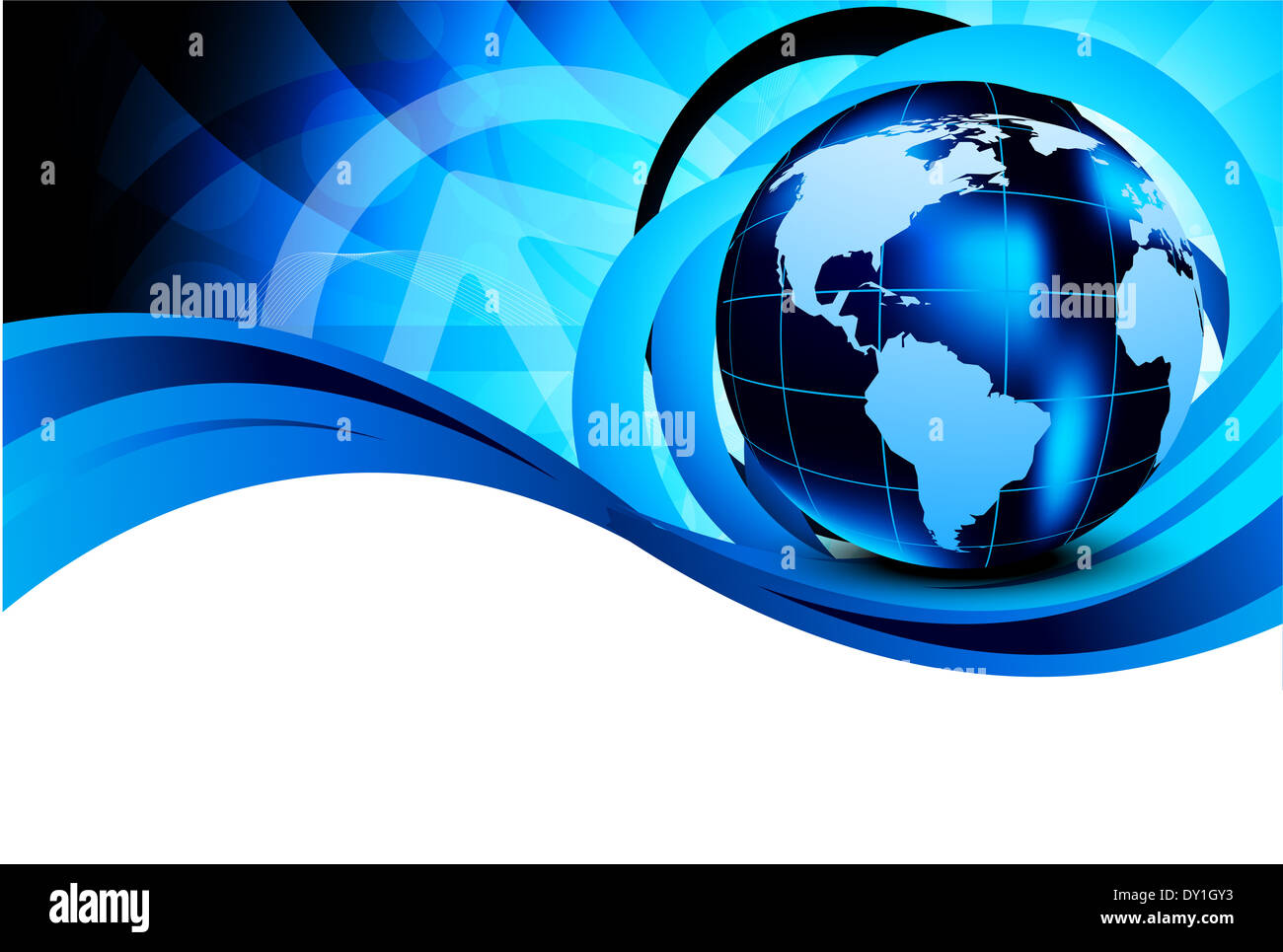 Bright background with earth in blue color Stock Photo - Alamy