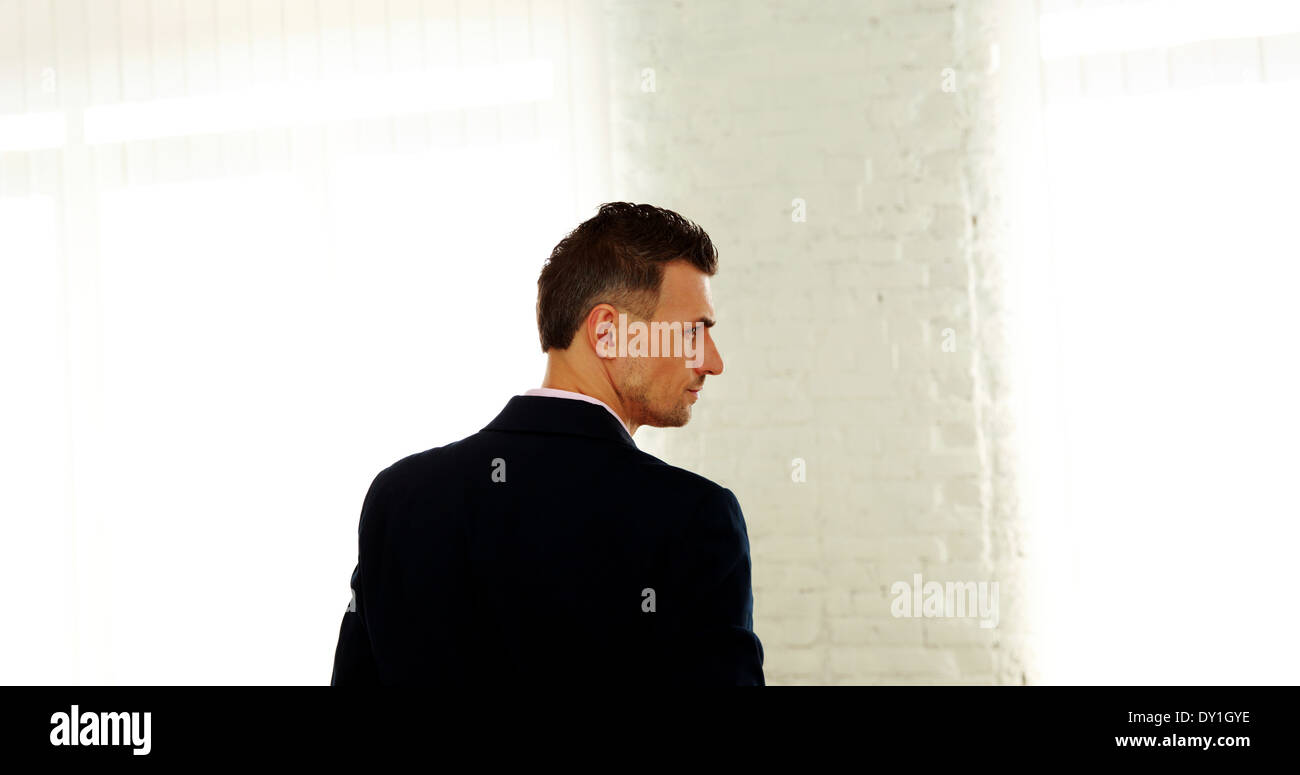 Back view portrait hi-res stock photography and images - Alamy