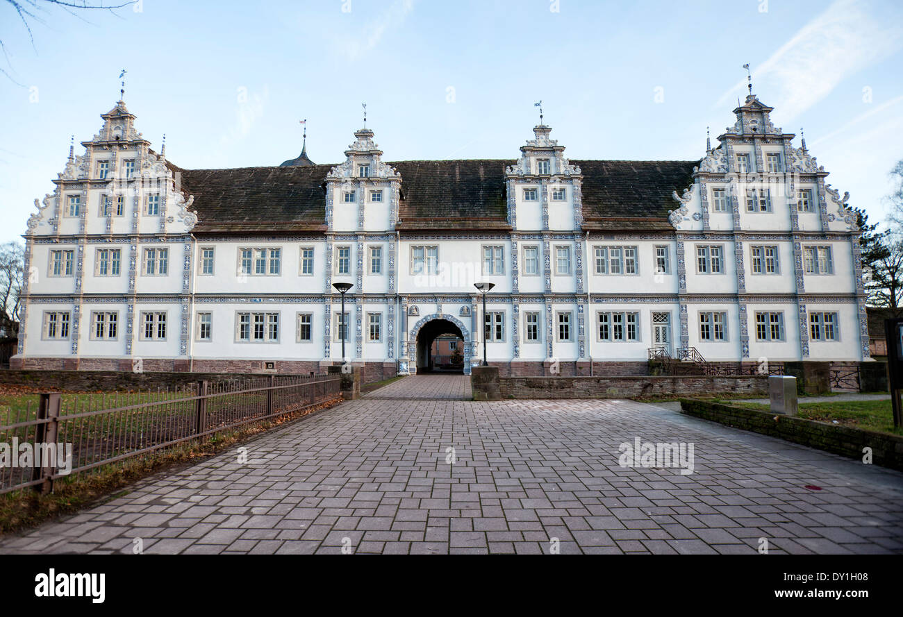 Bevern Weser Renaissance Castle, Bevern, Weserbergland, Lower Saxony ...