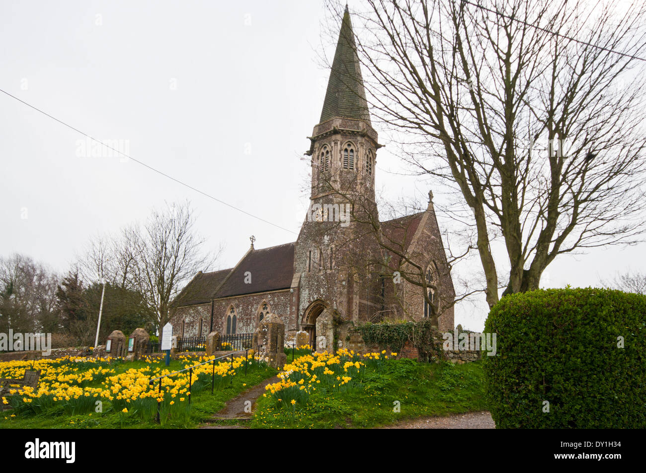 St Mary and St Peter Parish Church Pett Village East Sussex England in ...