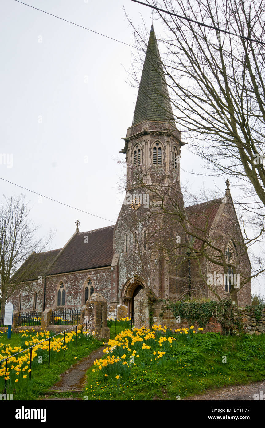 St Mary and St Peter Parish Church Pett Village East Sussex England in ...